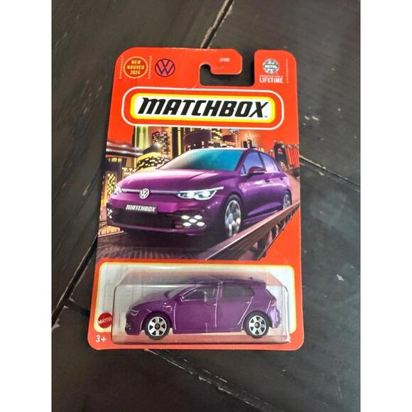Toys | Matchbox Volkswagen Golf Gte Purple 221 Model | Poshmark